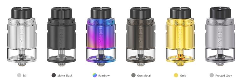 ATOMIZADOR RDTA PYRO IV V4 5ML - VANDY VAPE - Top Vape Brasil